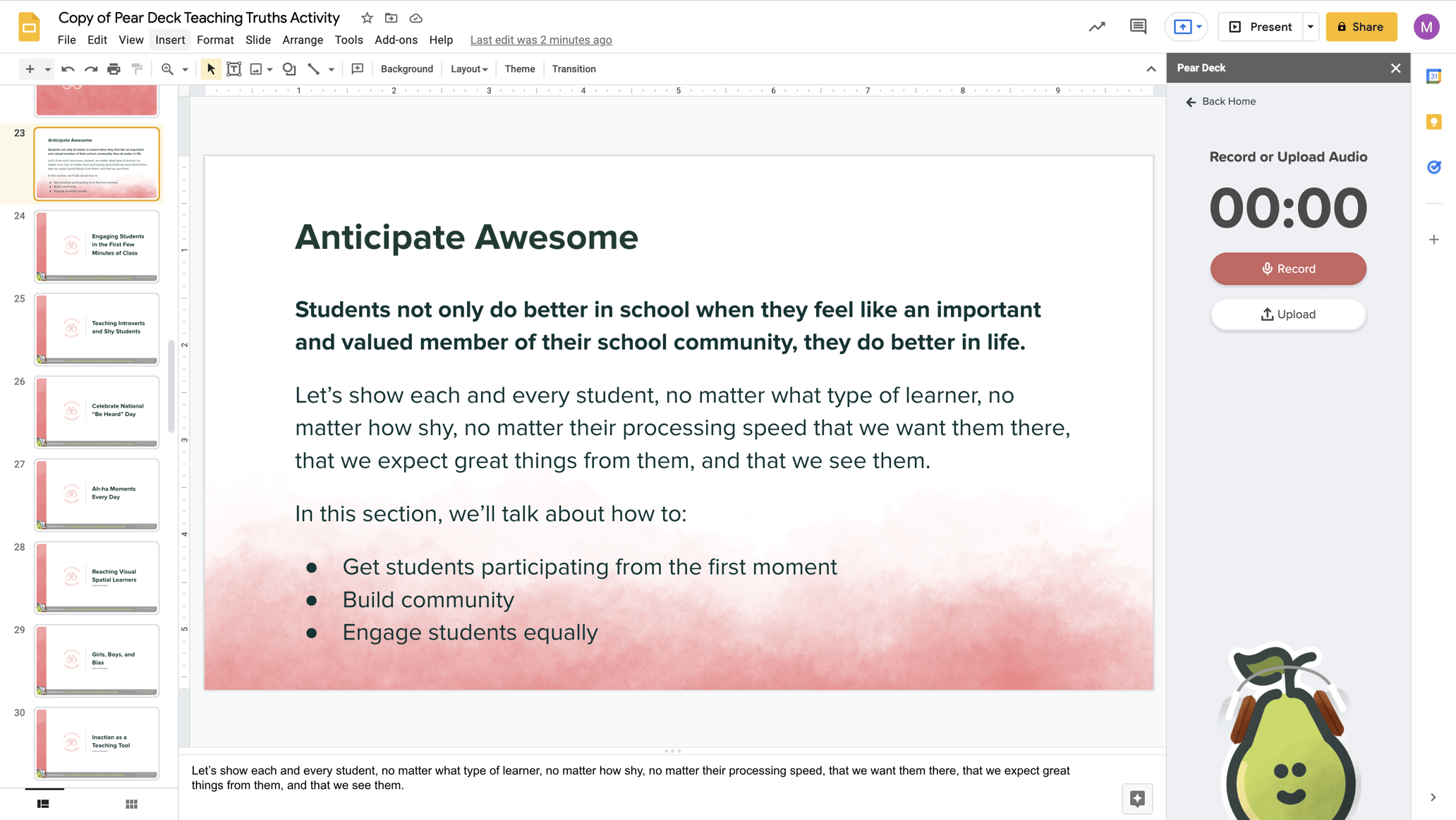 Add Audio Recordings To Your Slides Add Audio Recordings To Your Slides